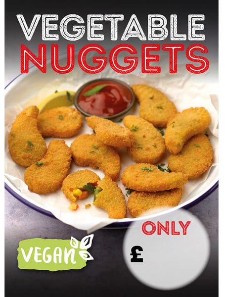 Vegan Nugget Poster - Henry Colbeck